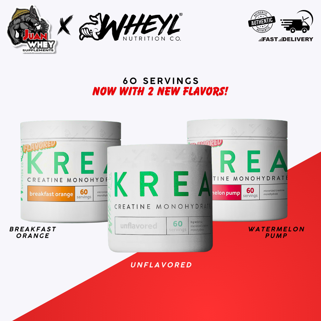 Wheyl Nutrition - Krea Creatine Monohydrate Unflavored 30 & 60 servings ...