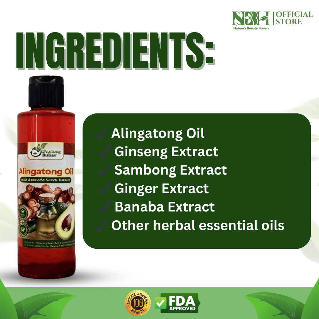 Red Alingatong Miracle Oil 60ml – Lunas sa Rayuma, Pulikat, Lamig at ...
