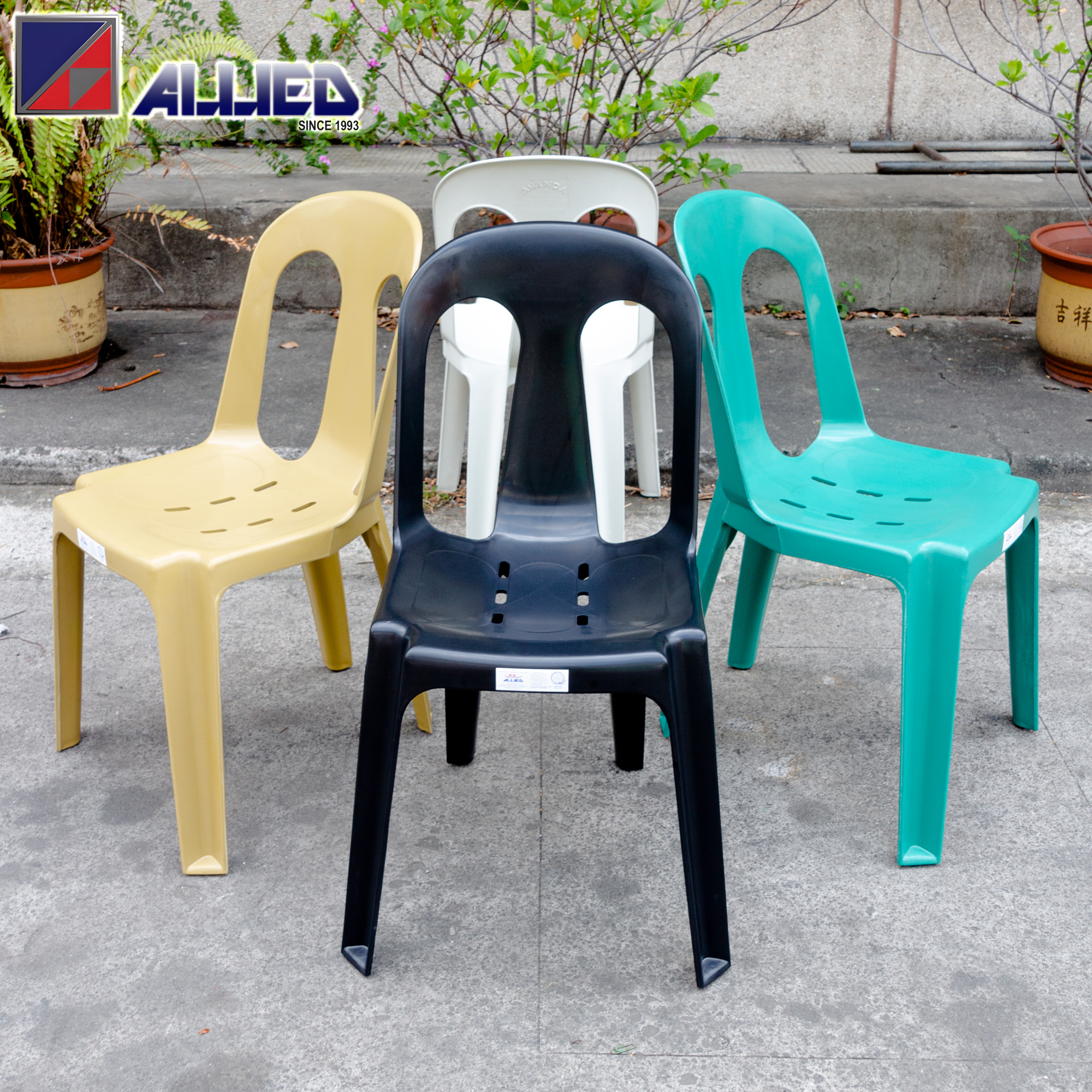 Allied Plastic Monobloc Chair Amanda SC-023 | Shopee Philippines