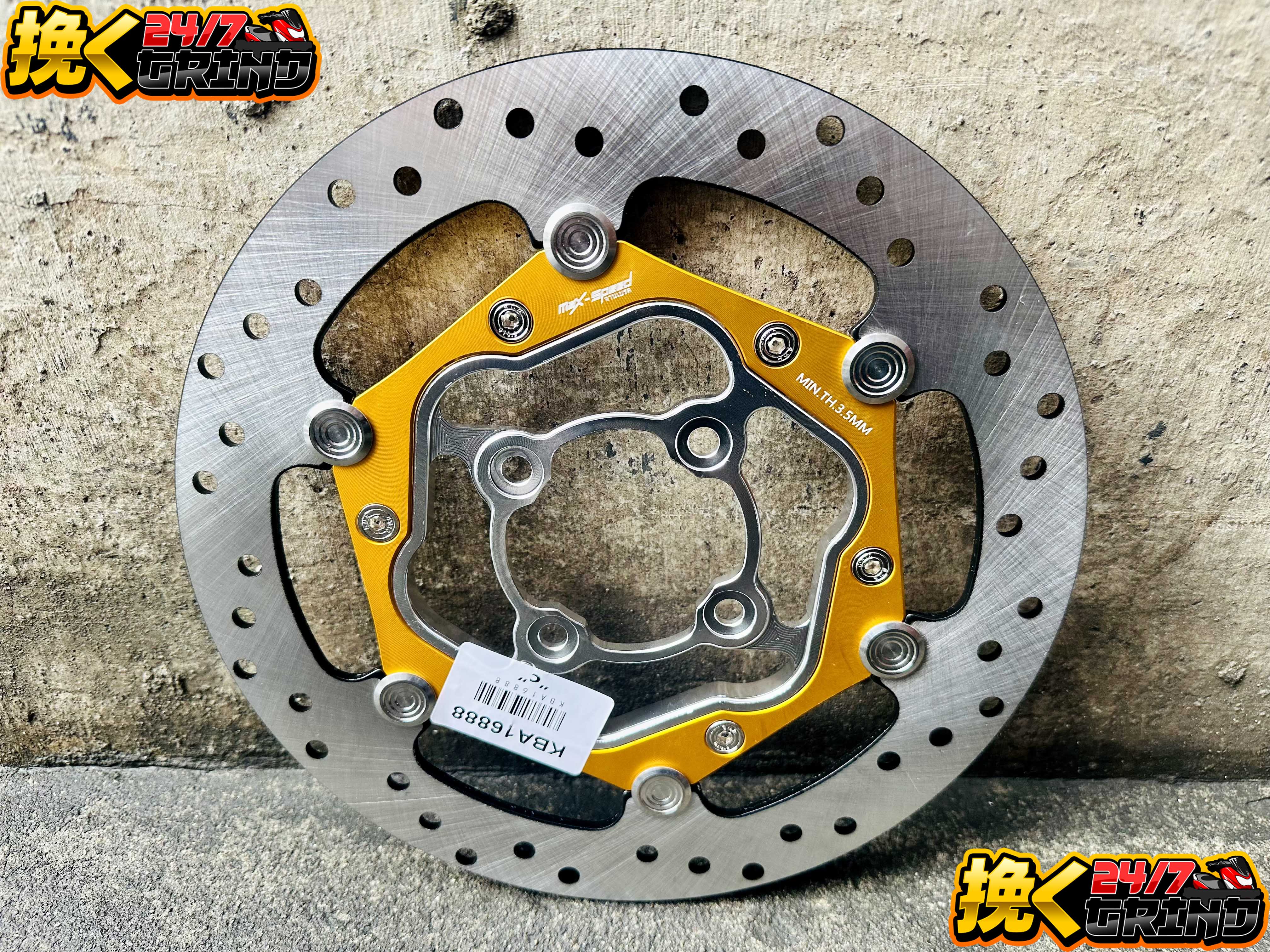 Max Speed CNC Floating Rotor Disc Brake 260MM 4HOLES UNIVERSAL | Shopee ...