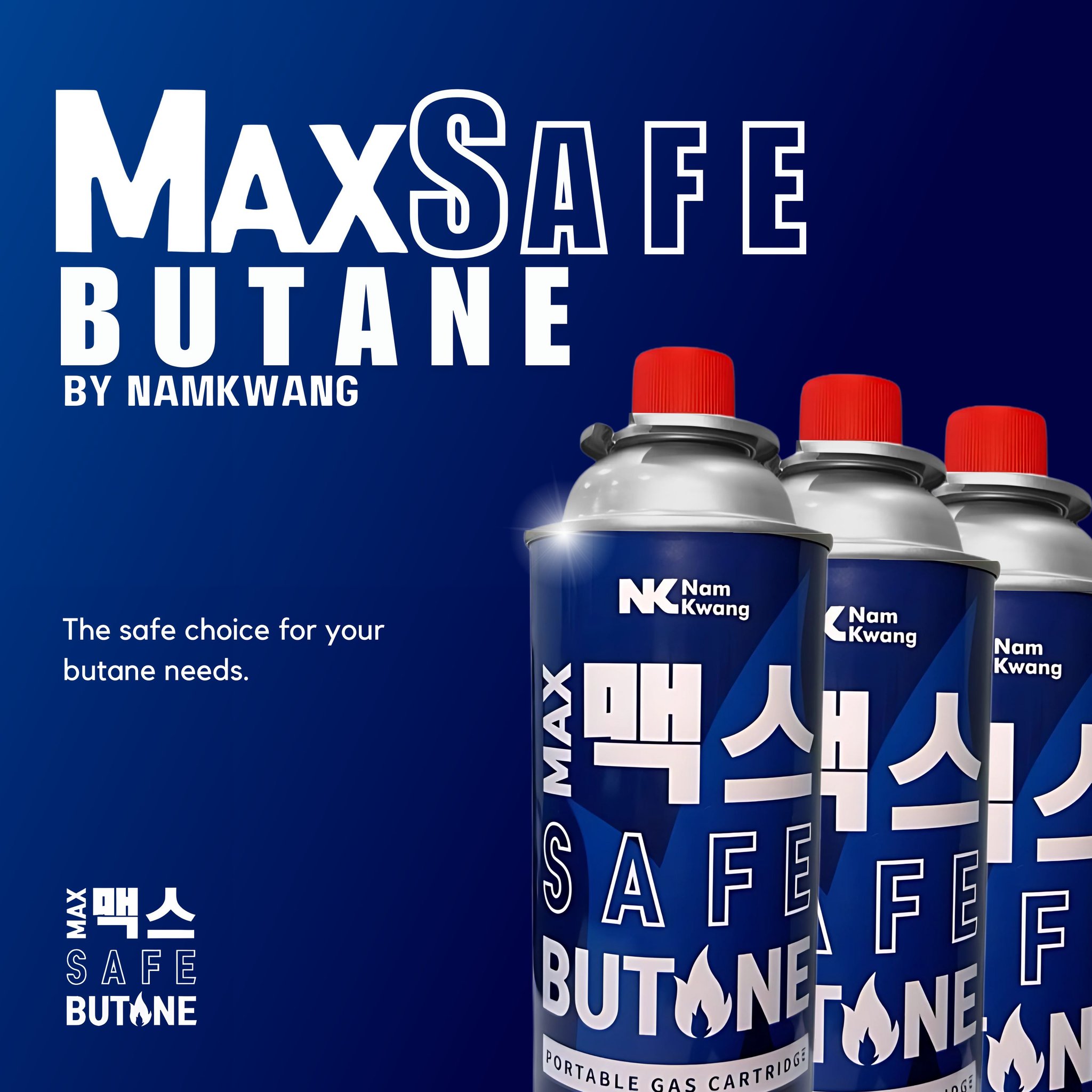 Maxsafe Butane Portable Gas Cartridge by Namkwang 4PCS | Shopee Philippines