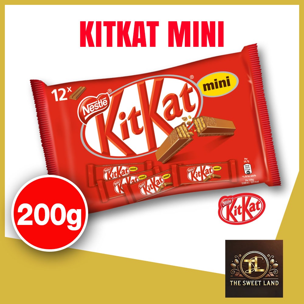KitKat Minis 200g | Imported Chocolate | Sweet Land | 100% Authentic ...