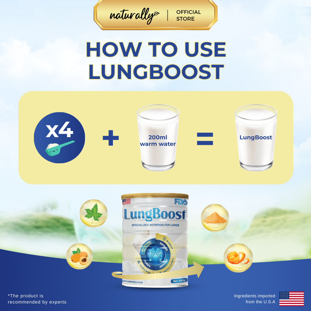 [BUY 3 GET 2 FREE ] LungBoost Milk Strengthens Lungs, Detox Airway and ...