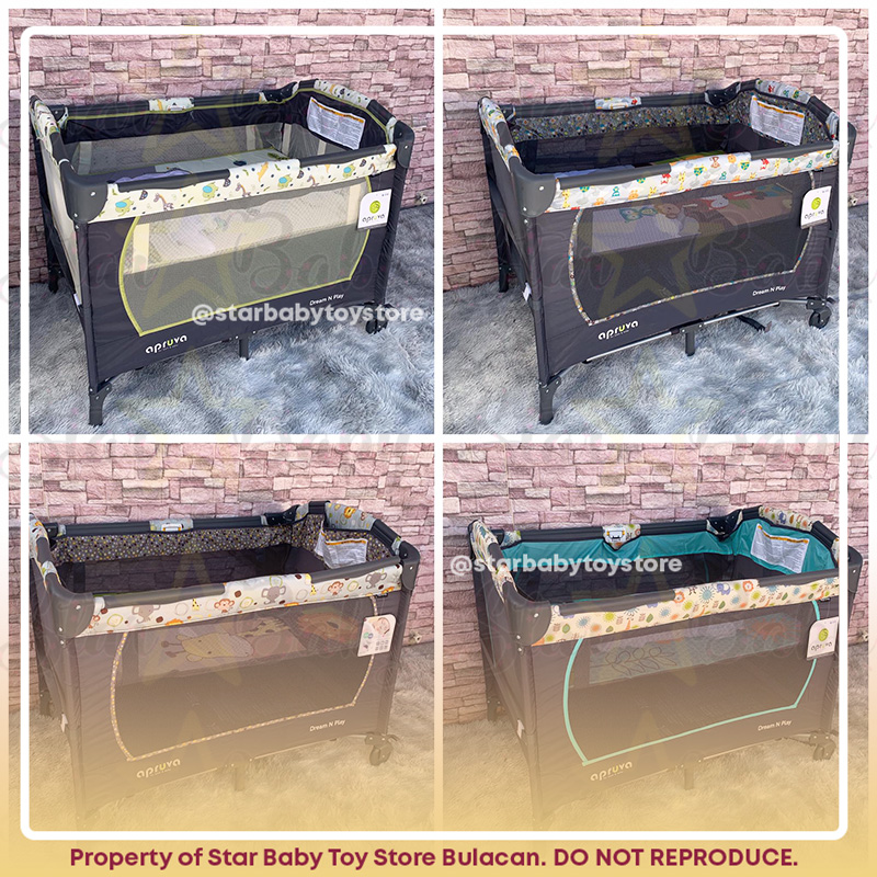 Star Baby Toy Store Apruva PP-710 Playpen Crib for Baby | Shopee ...