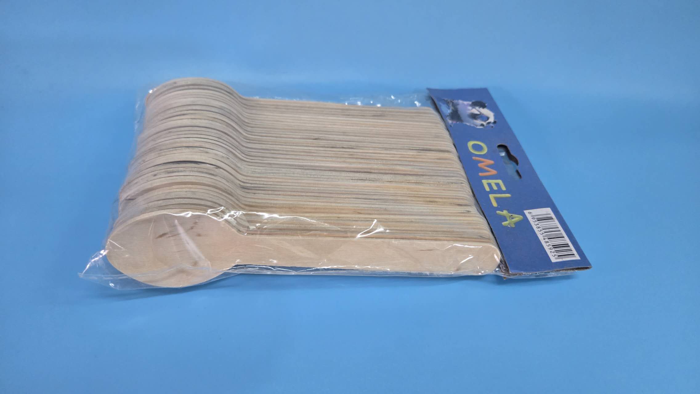 Utensils Spoon, Fork Disposable Cutlery Plastic Spoon Fork White wood ...