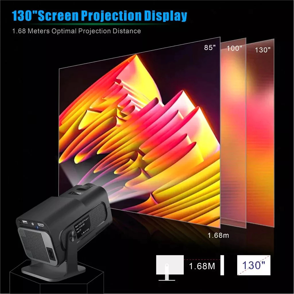 HY320 PRO Mini Smart Projector | Android 11, 4K 1080P, Dual-Band WiFi ...