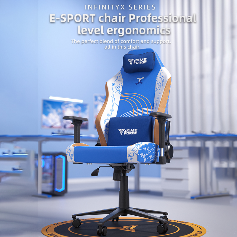 GAMEFORGE InfinityX Series gaming chair embroidery ergonomic chair ...