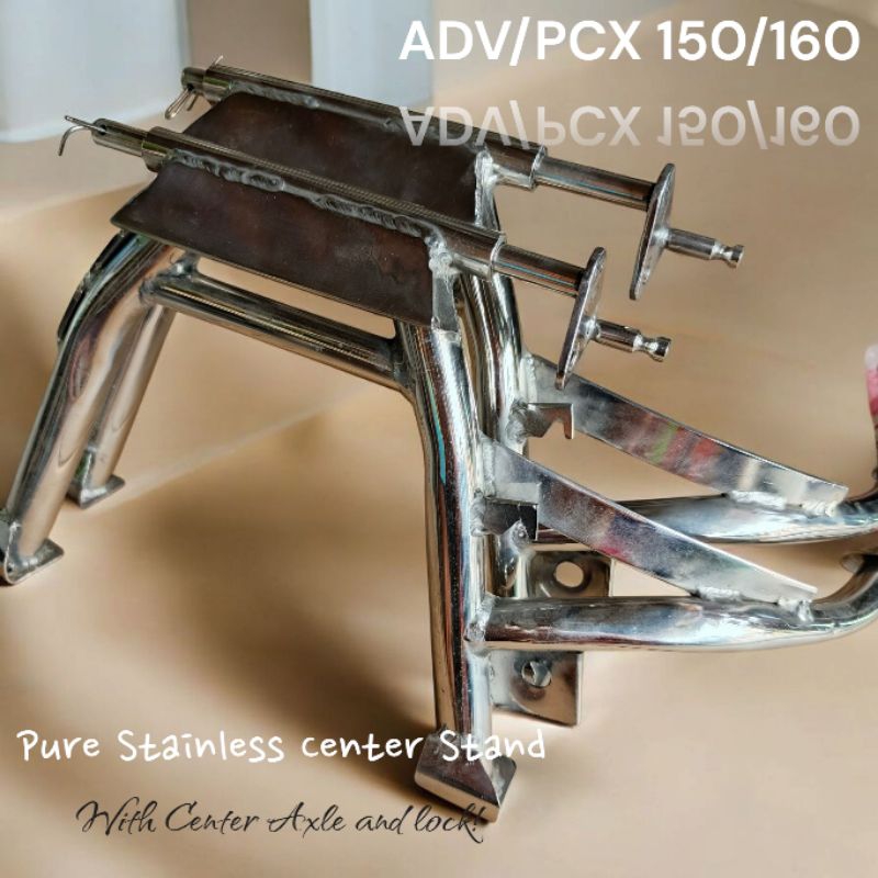 Honda ADV / PCX 150/160 Center Stand Pure Stainless with Axle and Clip ...