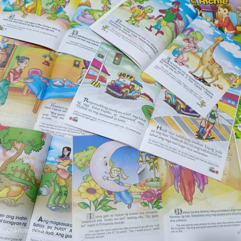 Story Book Colored Big FULL COLORS | 16 Pages | Bondsize | Mga Kwentong ...
