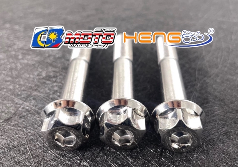 HENG MUFFLER Bolts / Pipe Bolts for PCX 150 & 160 / ADV 150 & 160 (3pcs ...