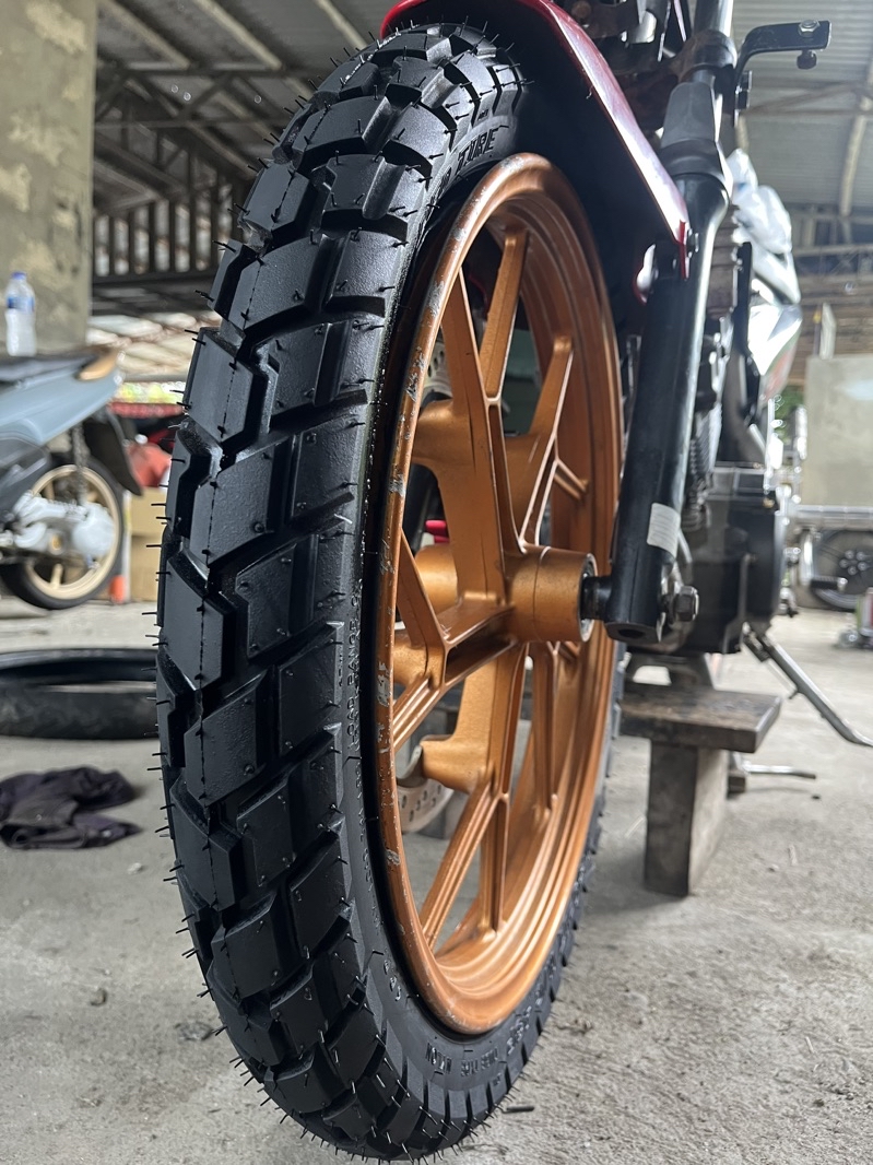 Motorcycle Tire Leo raptor dual sport tube type cafe racer brat classic ...