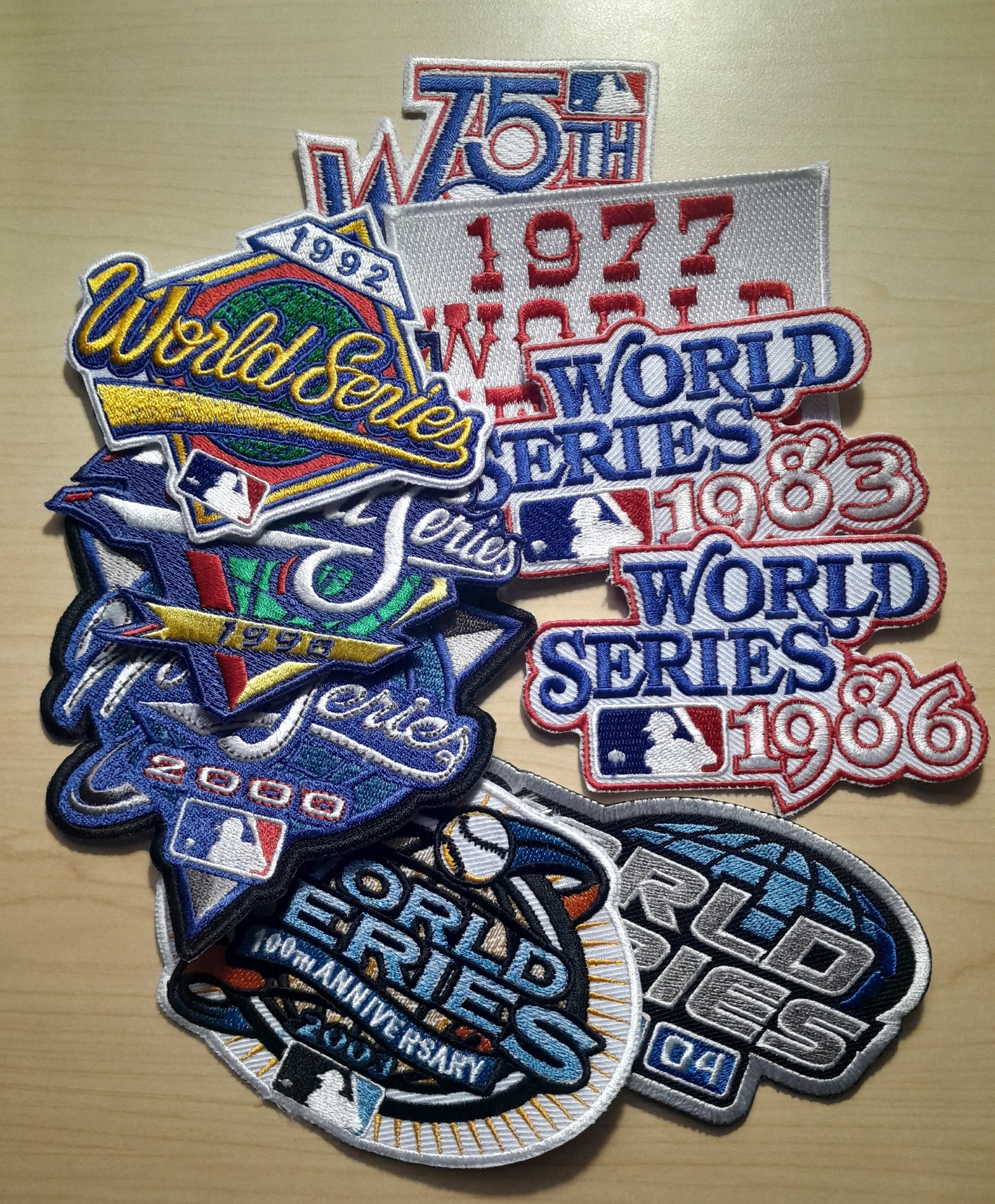 MLB World Series Embroidered Patches For Fans and Enthusiast ...