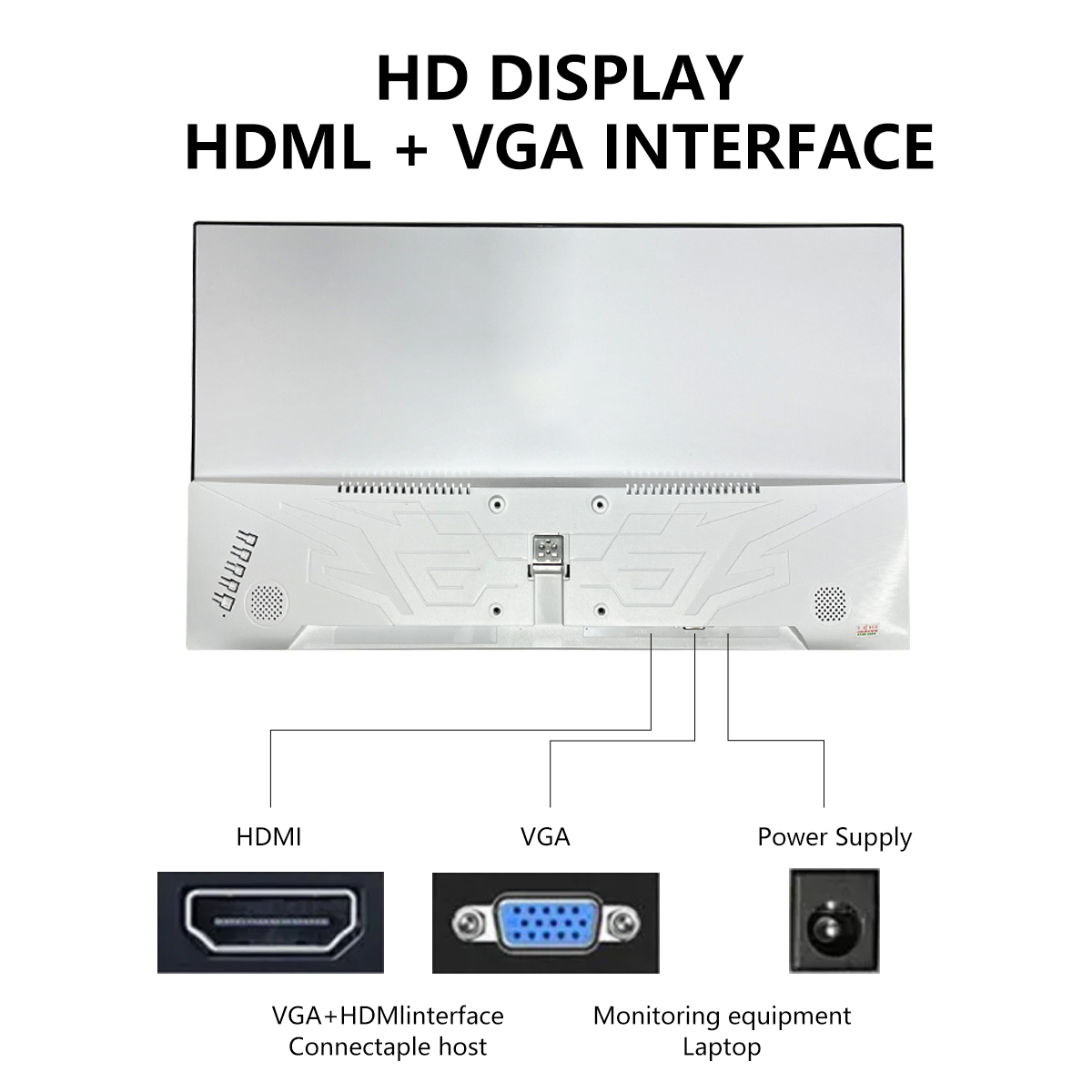 JEAANSP PC Monitor IPS 19/22/24/25 inches Murch Flat Screen 5ms 7mm ...