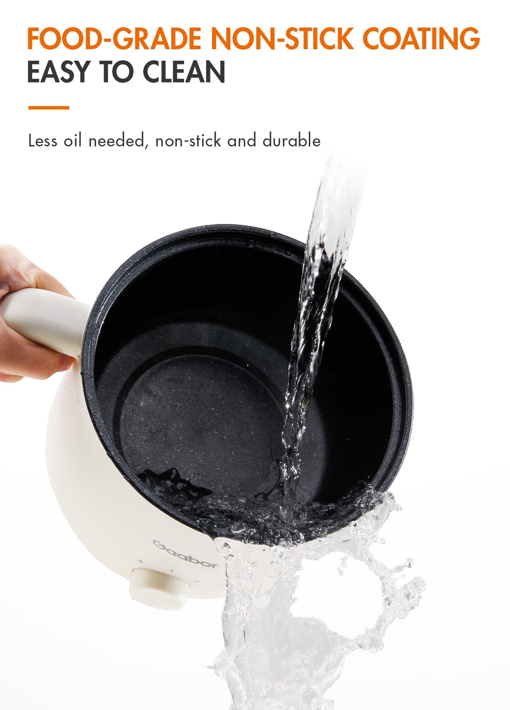 Gaabor Joyoung Electric Pot with Steamer Non-stick 1.5L Pot 1L/1.2L Steamer | Shopee Philippines