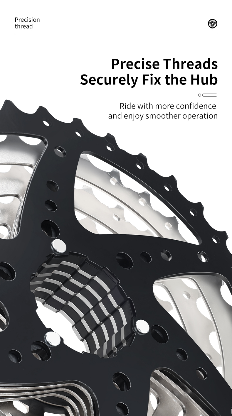 BANBOK MTB Bike 8 9 10 11 Speed Cassette Cogs Freewheel 32T/34T/36T/40T ...