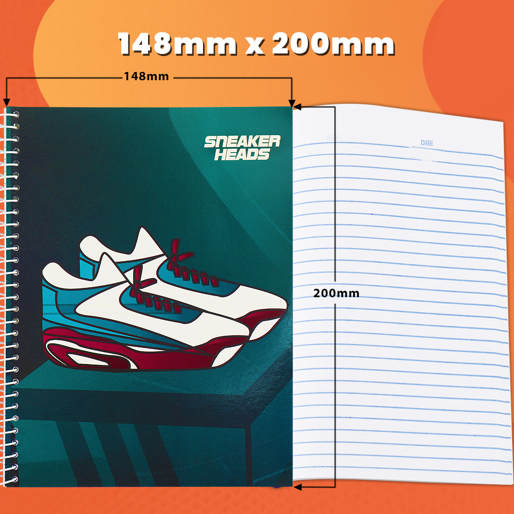 FCI Spiral Notebook Assorted Design 80leaves 10pcs per ream (Sold per ...