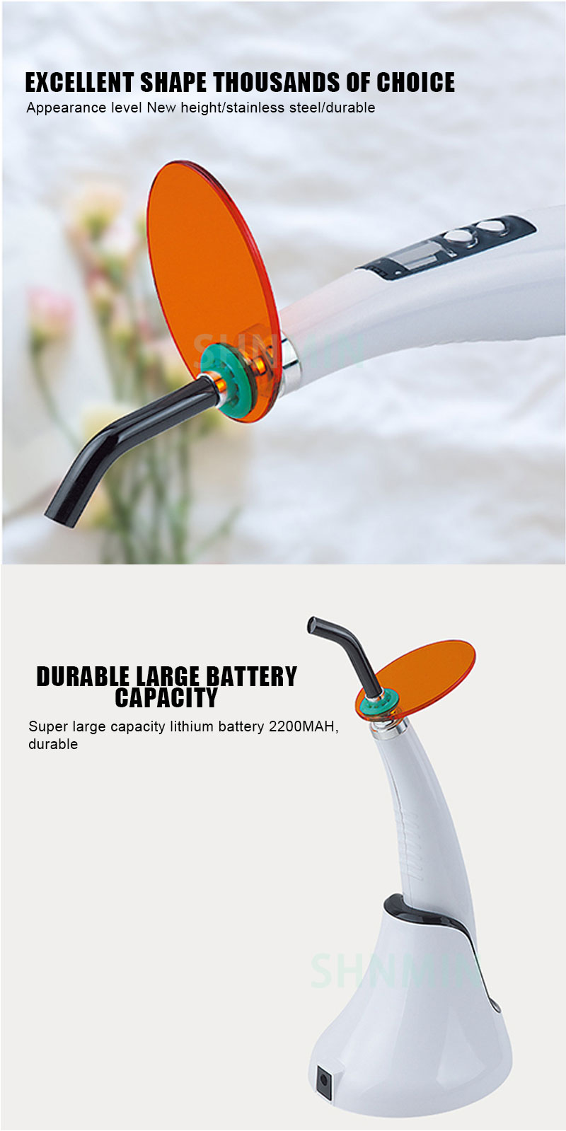 Wireless Oral High Power Photosensitive Machine Cure UV Lamp Led Curing ...