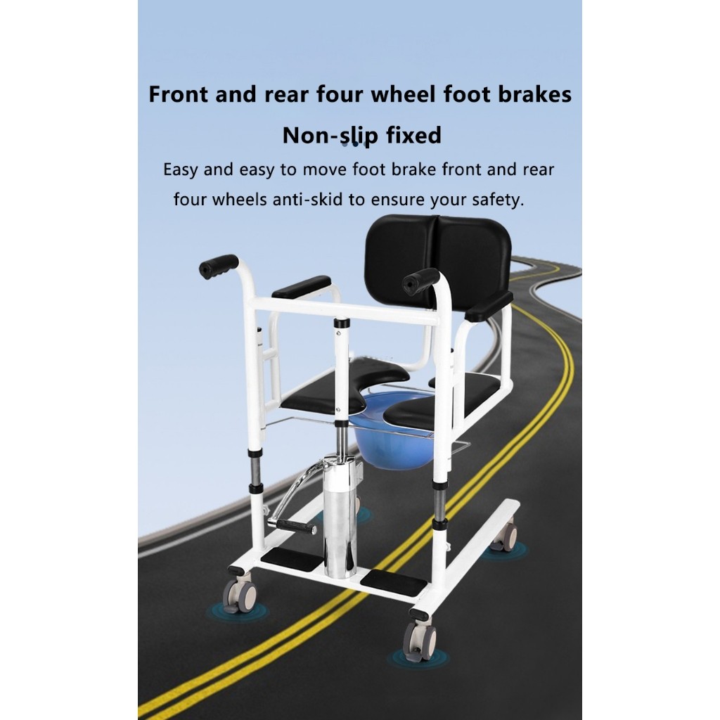 Hydraulic Transfer Machine Lifting Machine Deluxe Bedridden Patient ...