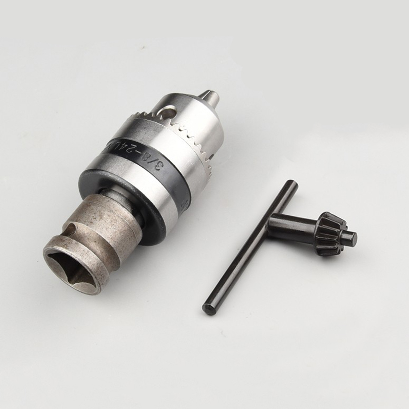 Metal Precision Drill Chuck Converter 1/2" Square Quick Change Drill ...