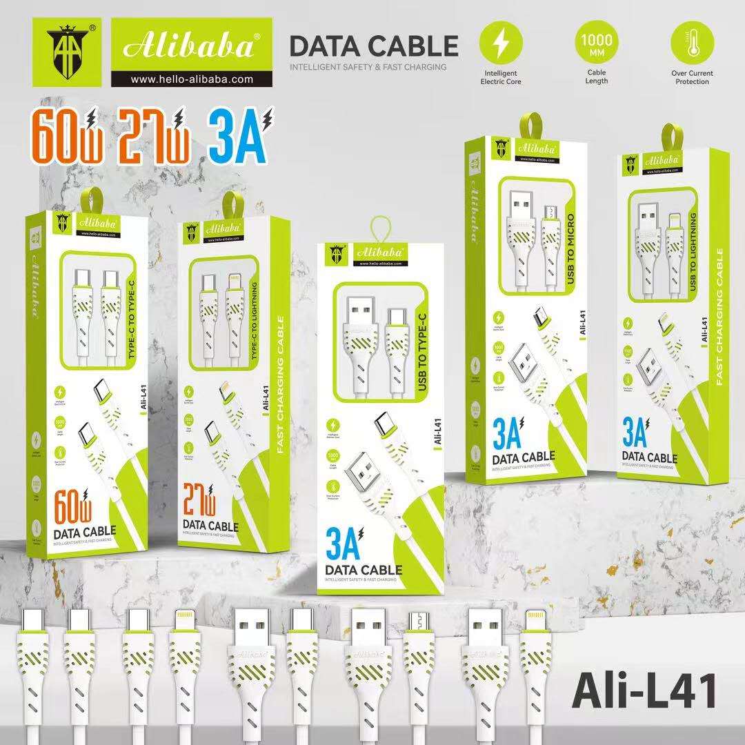 Original Alibaba Ali-L41 3A Fast Charging Data Cable For Android Micro ...