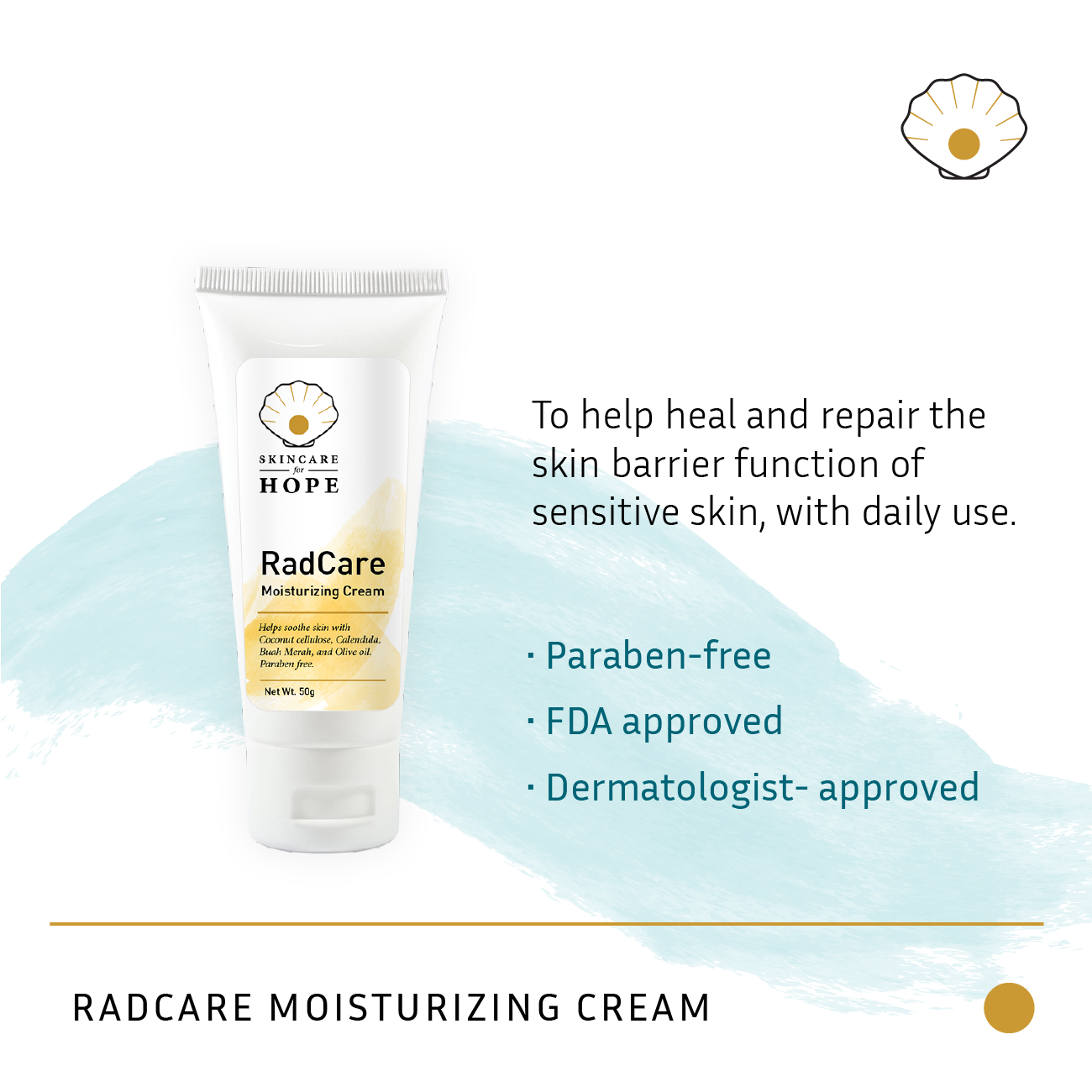 Skin Care For Hope RadCare Moisturizing Cream 50g | Shopee Philippines
