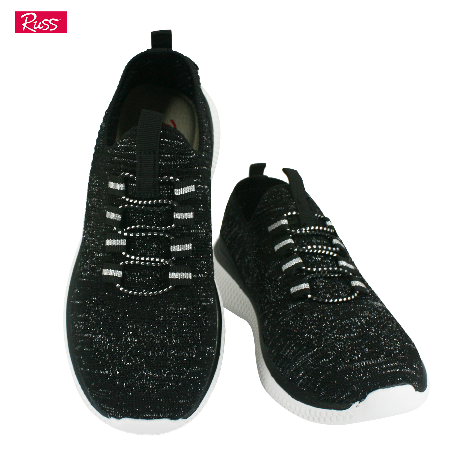 Russ Ladies Sneakers Shoes -Skylar (black) | Shopee Philippines