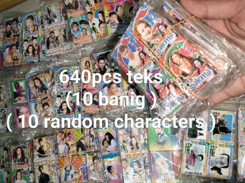 lumang Teks card collection toy batang 90s retro colletible 640pcs ...