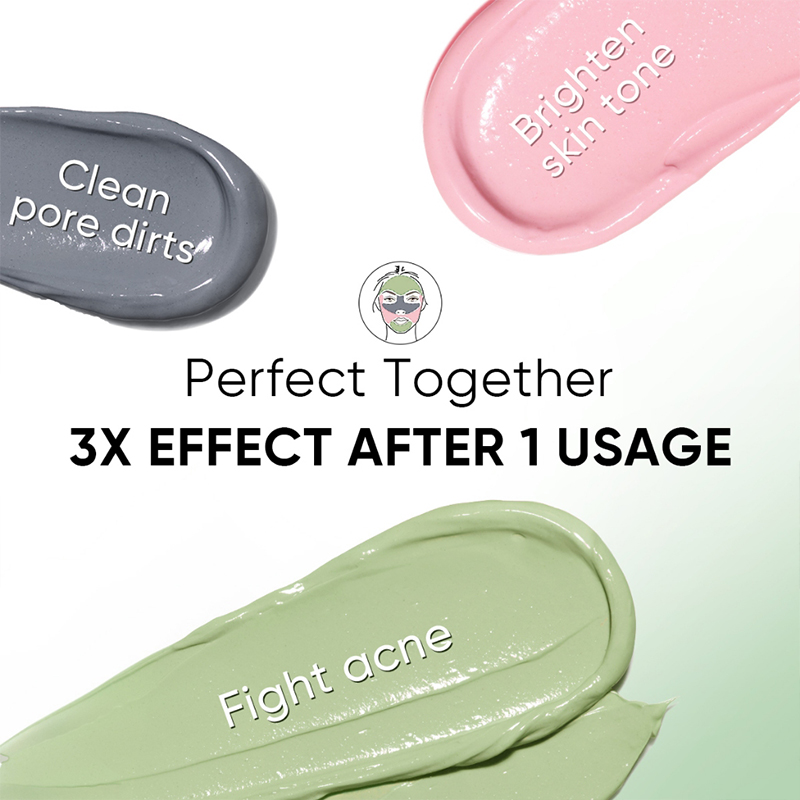 BIOAOUA Mugwort Mask Stick Niacinamide Bright Clay Mask Swelling Pores and Acn Moisturizing 40g ...