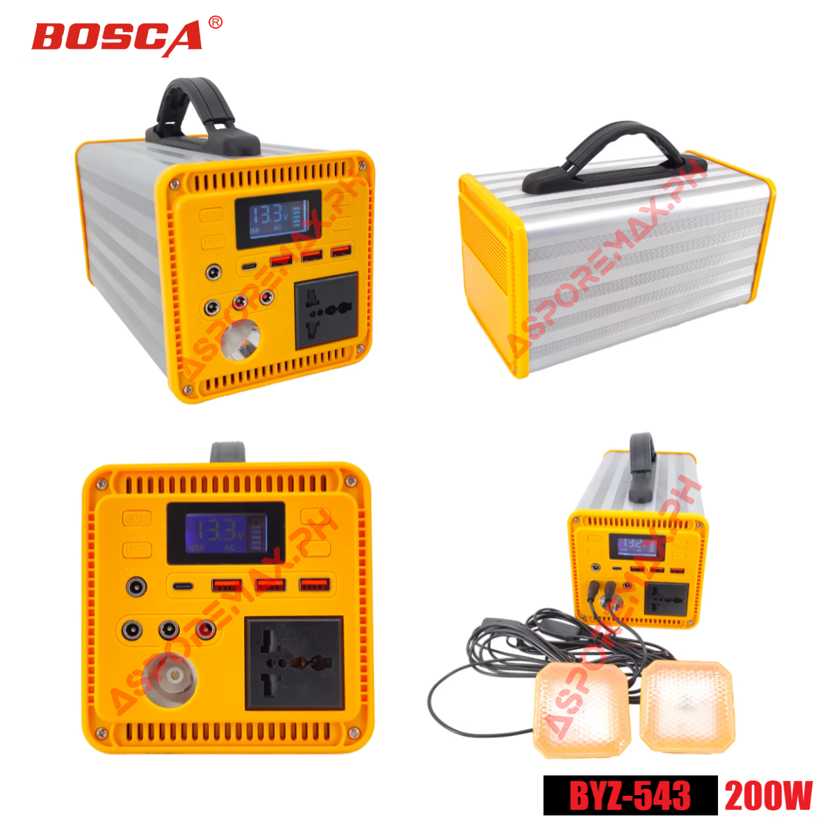 Bosca 200W LifePo4 Power Supply With Panel Portable Outdoor Solar ...