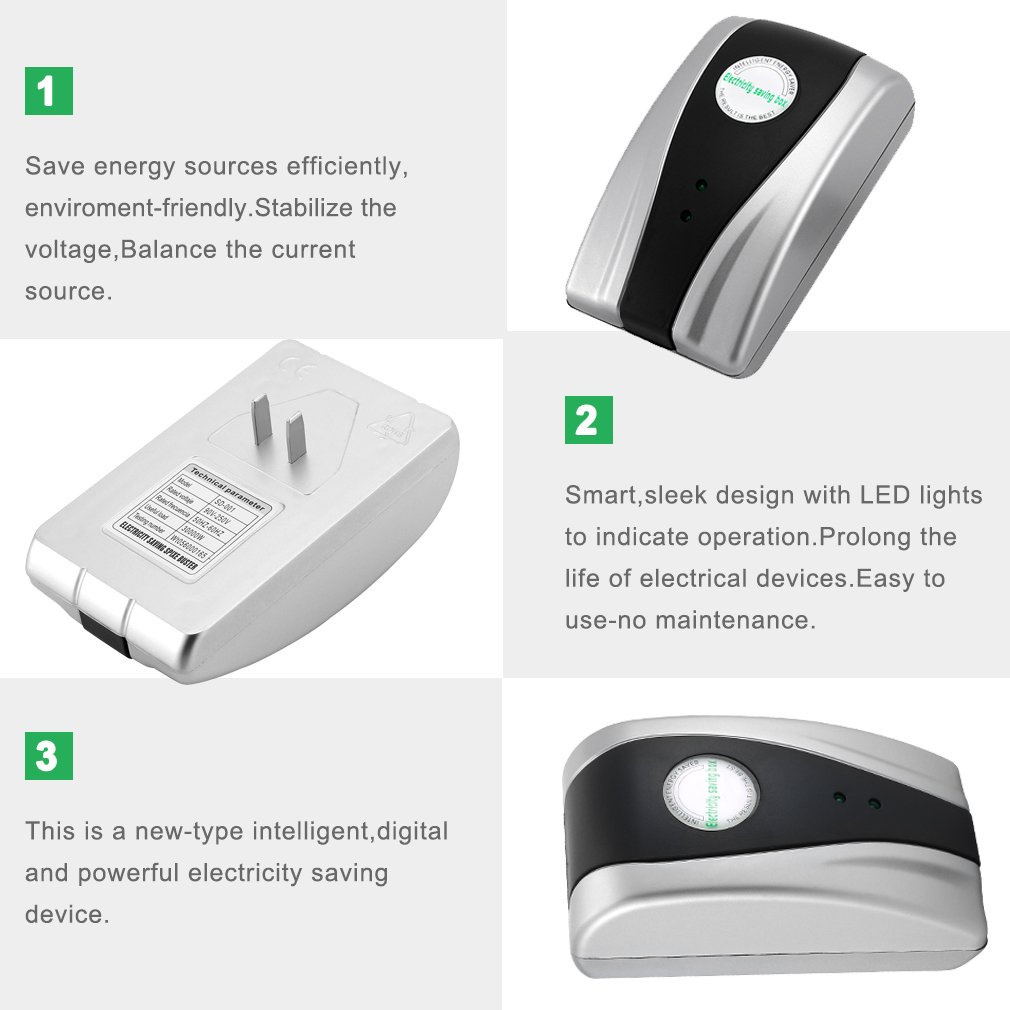 Buy1 take 1 Home Smart Power saver single phase 90V-250V electric saver Energy saving device ...