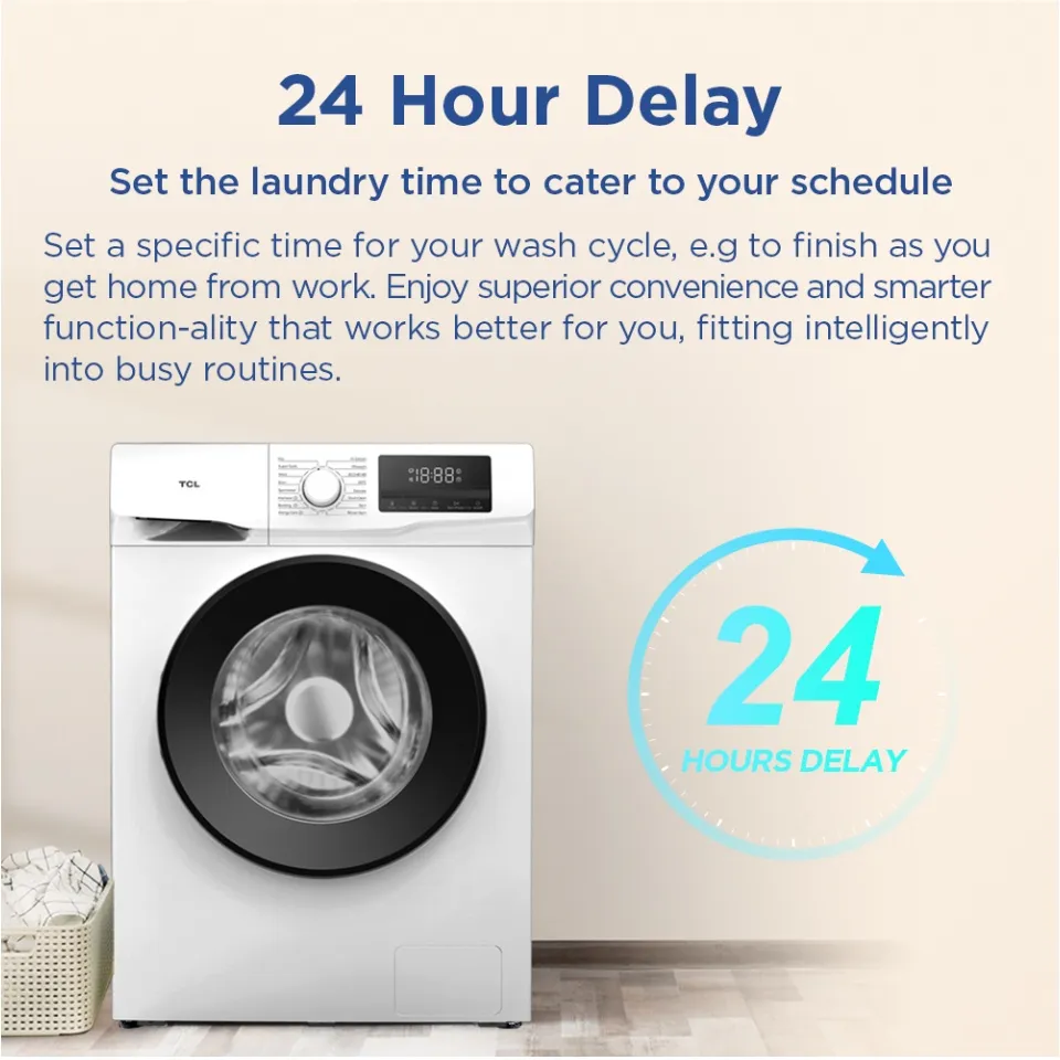 TCL Front Load Inverter Washing Machine - TWF-P60 (HydroActive Inverter ...