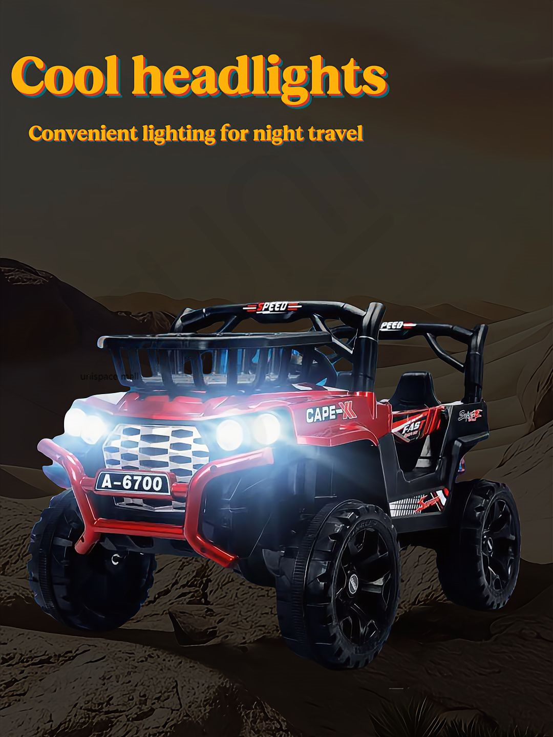 Children Electric Car Kids Jeep Off-road Rechargeable Remote Control ...