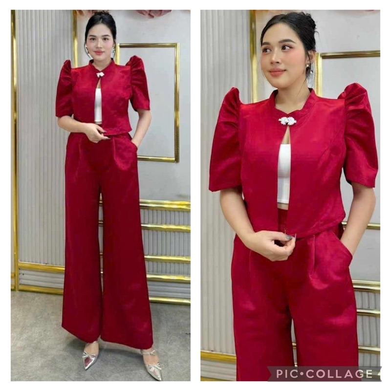 #MODERN#FILIPINIANA #PANTS SET#COORDS | Shopee Philippines