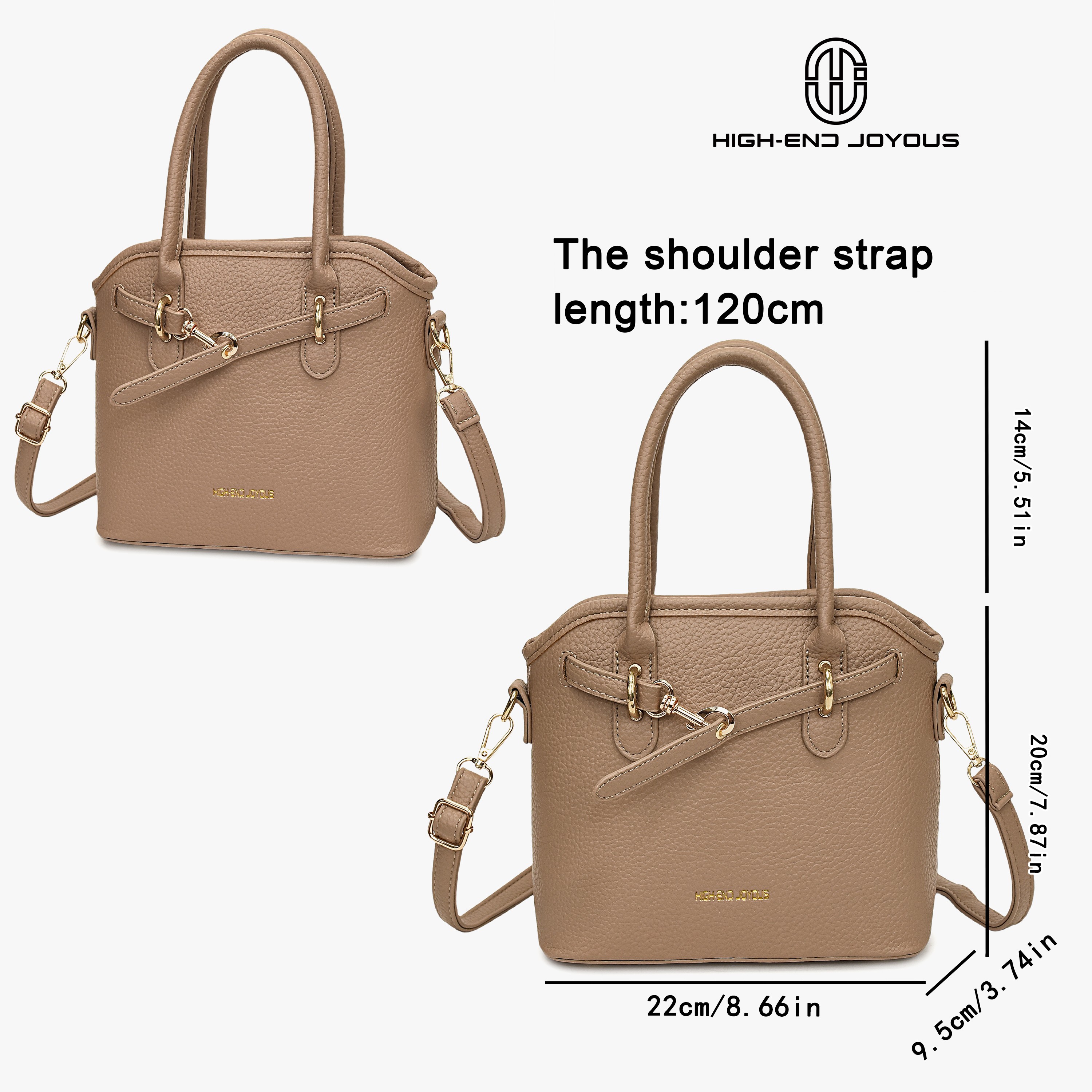 High End Joyous High-quality soft leather shoulder and crossbody new ...