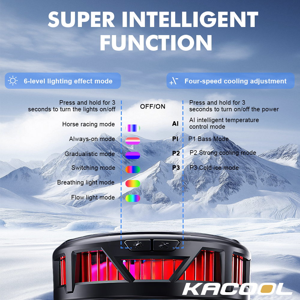 Kacool SC7 MAX Heat Sink Cooling Fan Support AI Cooling Gaming Radiator ...