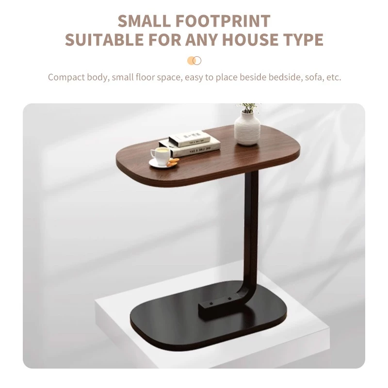 Nordic Sofa Side Table Coffee Table Mobile Side Desk Simple Movable ...