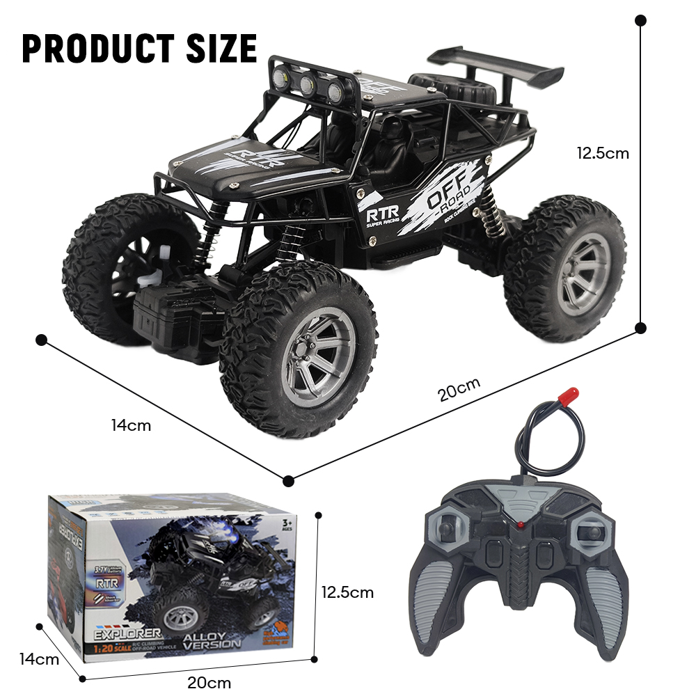 4WD remote controlled toy car 25KM/H Monster Truck Buggy Off-Road Toys ...