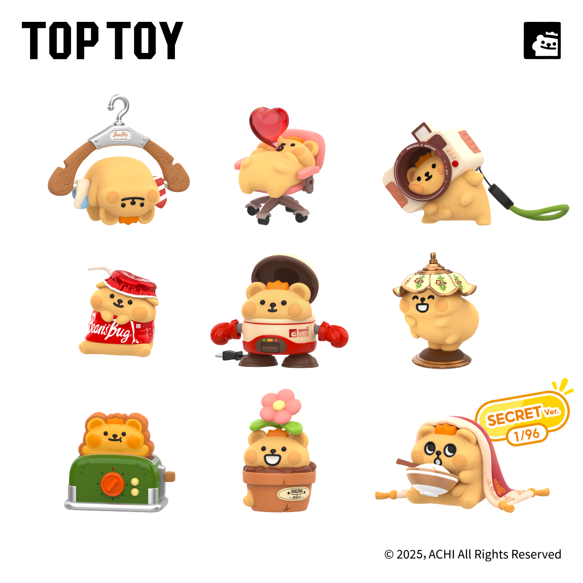 TOP TOY BEARISBUG HIDE-AND-SEEK GAME Series Figures Blind Box | Shopee ...