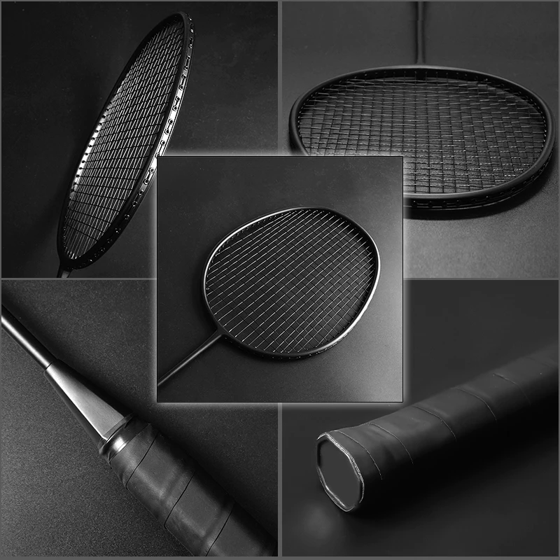 【COD】（Free 3 Balls）Badminton Racket Original Carbon Full Fiber Racket ...