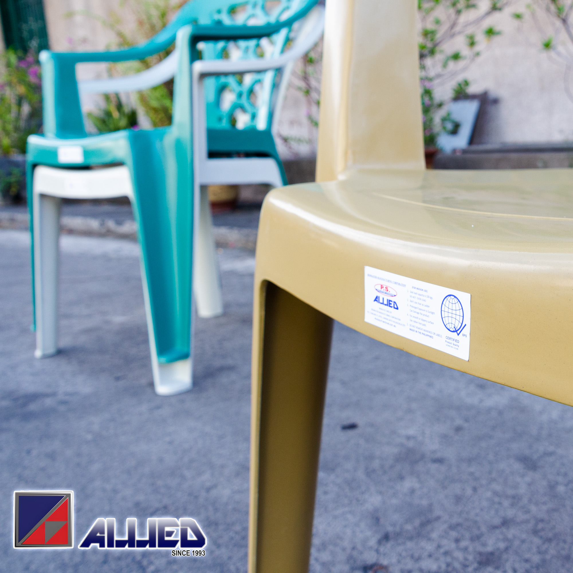 Allied Monobloc Plastic Arm Chair Helena | Shopee Philippines