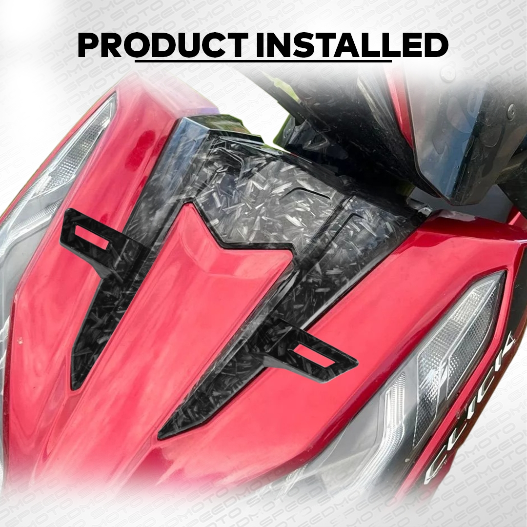 MOKOTO CLICK V3 / V4 FRONT PANEL COVER CARBON / MATTE BLACK / FORGED ...