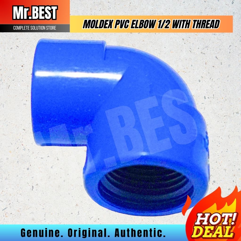 Moldex Blue PVC Fittings – Elbow, Tee, Coupling, Male Adaptor, Cap ...