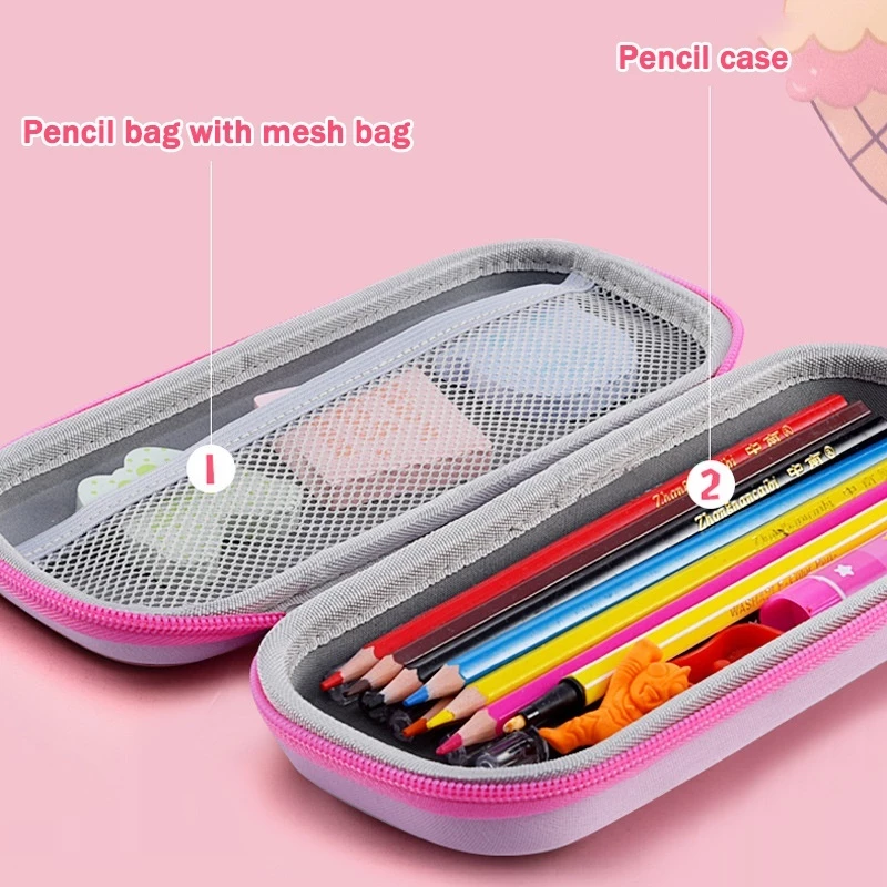 3D Kids Pencil Case Cute Cartoon Design School Supplies Pencil Cases ...