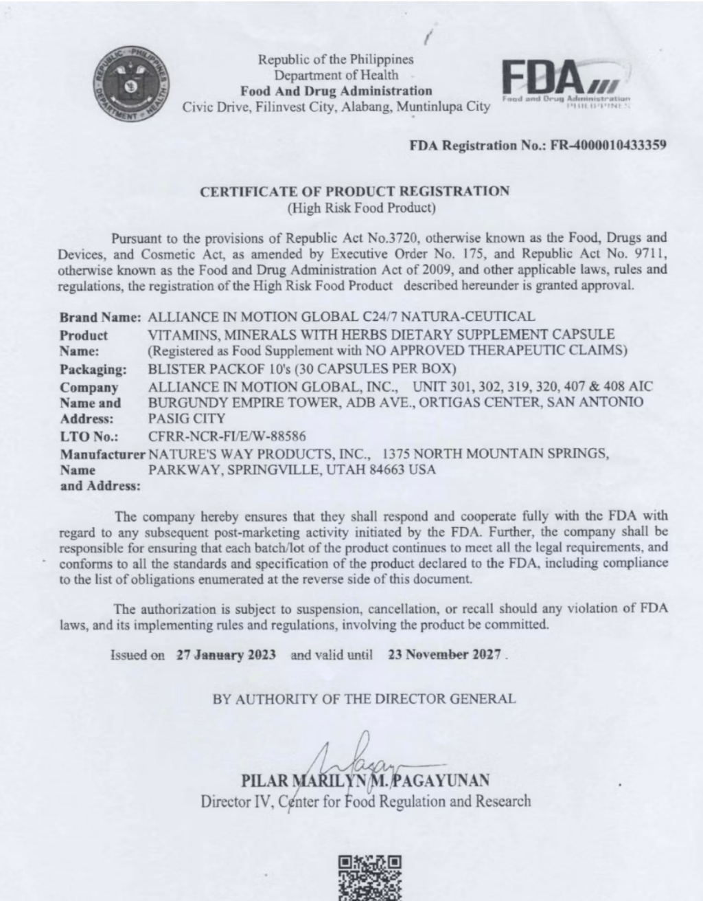 C24/7 Natura ceutical 30 vcaps with freebies New 2026 exp date | Shopee ...