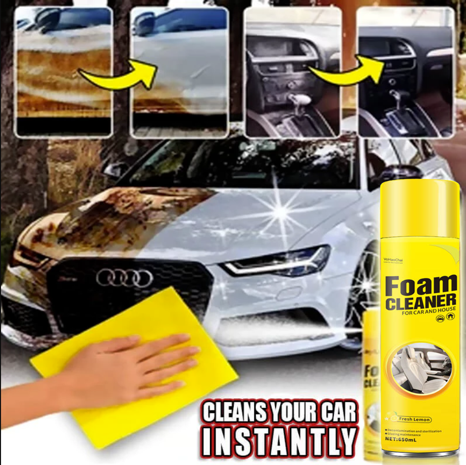 Multi Functional Foam Cleaner Spray For Car and Sofa Car Interior ...