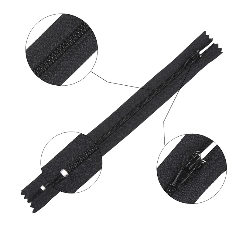 NICE 8/ 18/ 22 Inch Invisible Zippers DIY Coil Zipper Tailor | Shopee ...
