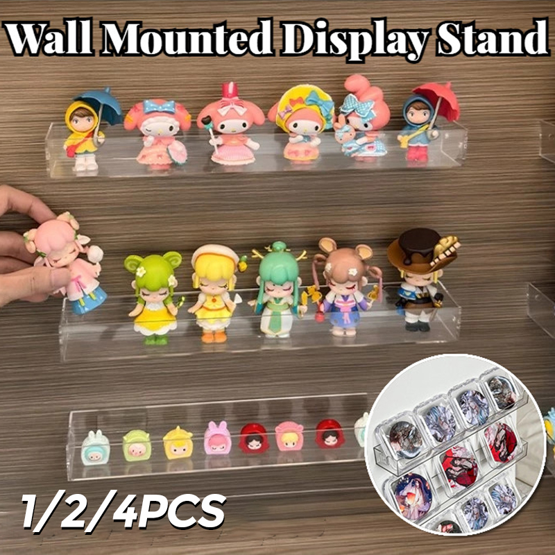 5pcs Acrylic Display Stand Transparent Popmart Storage Stand Wall ...