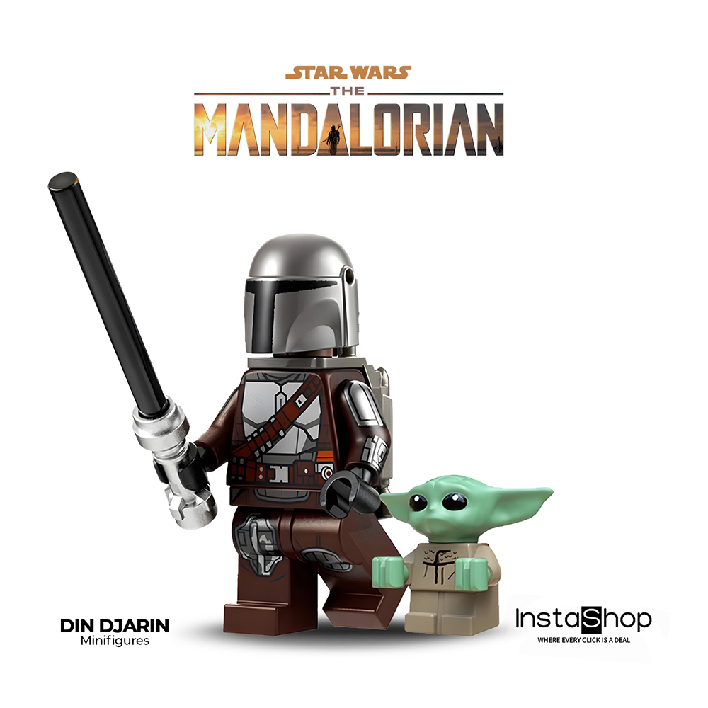 ISO Din Djarin The Mandalorian Minifigures Building Block Toys | Shopee ...