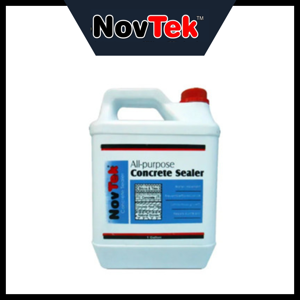 NOVTEK Concrete Sealer – Industrial-Grade Clear Protective Coating for ...