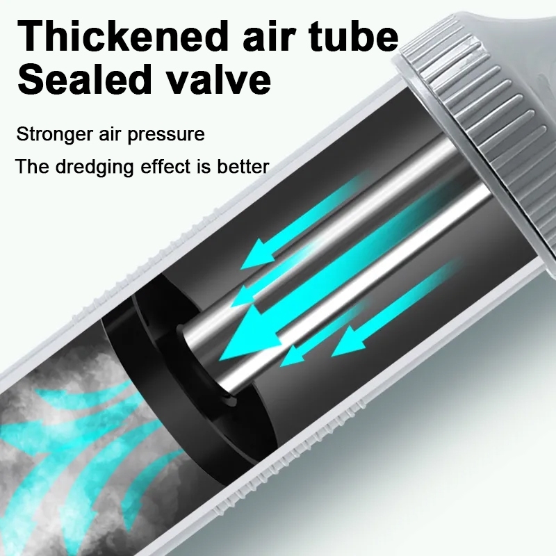 High Pressure Thrust Plunge Toilet Air Plunger Plumbing Clog Remover ...